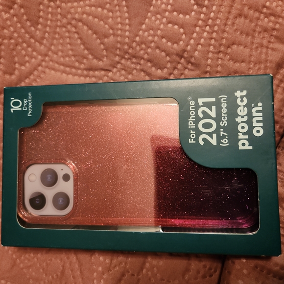 Onn | Cell Phones & Accessories | Onn Purple And Pink Glitter Ombre ...
